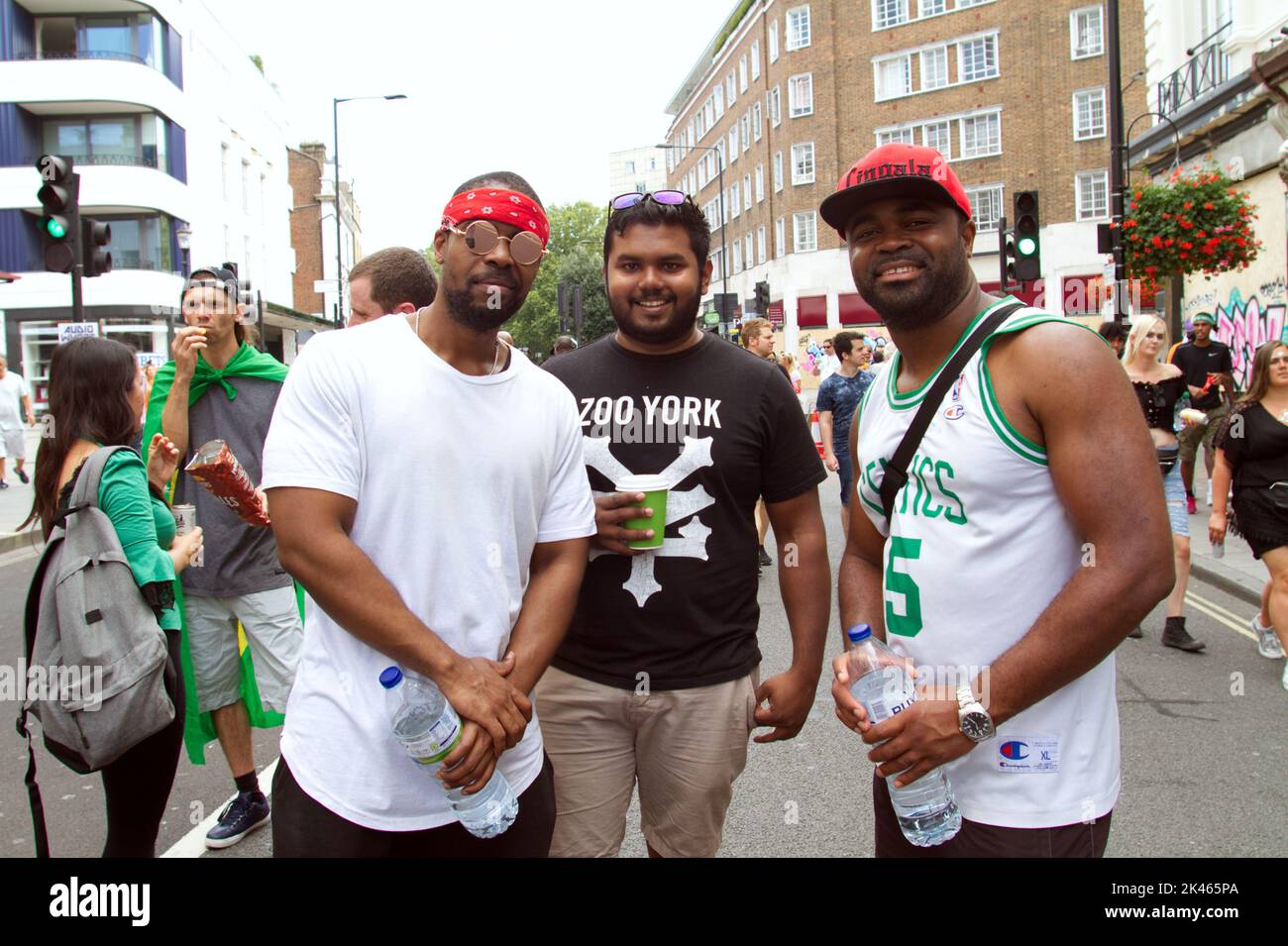 Revellers at Notting Hill Carnival Stock Photo - Alamy