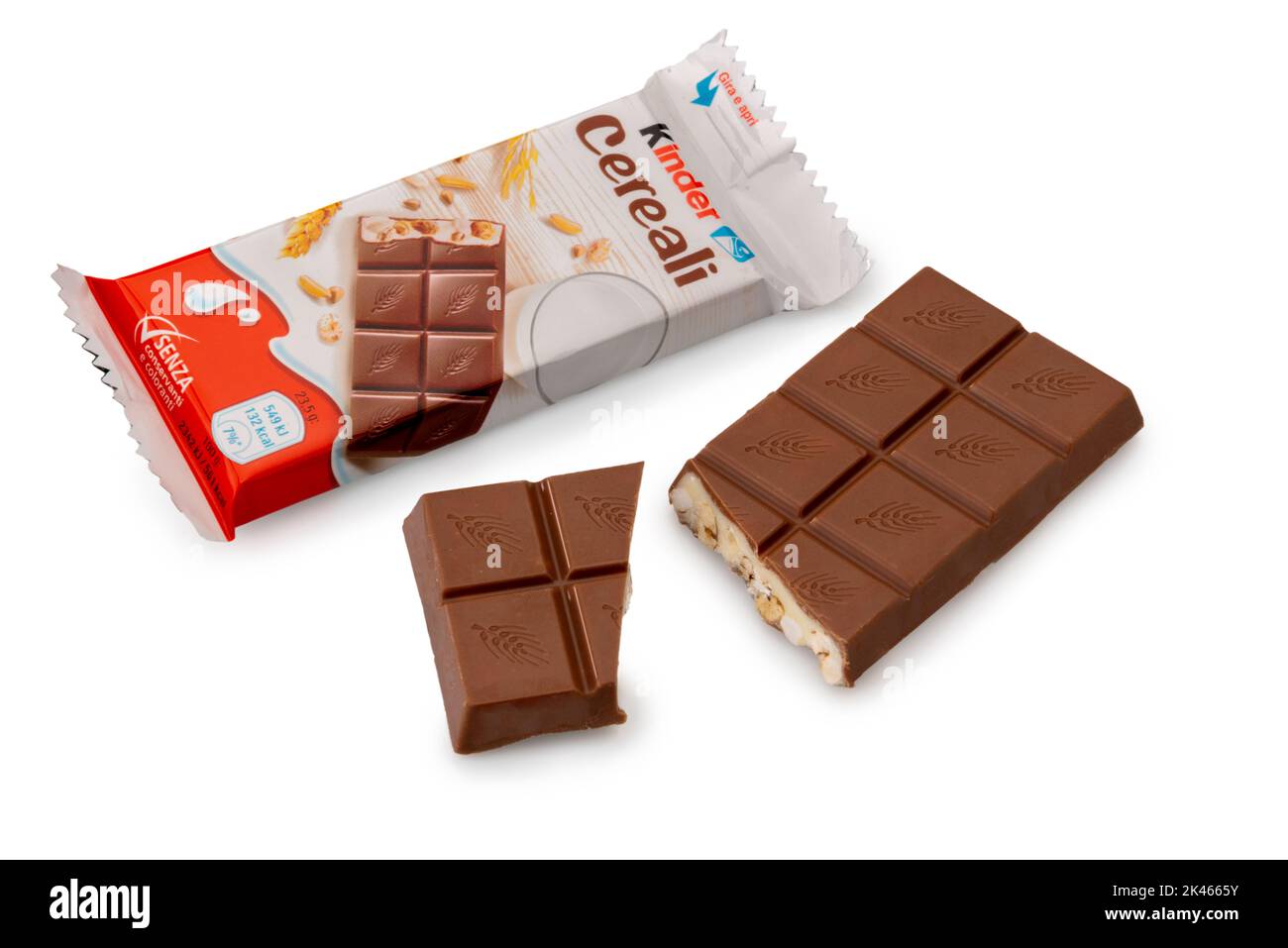 Alba, Italy - September 29, 2022: Kinder Cereals Country Ferrero ...