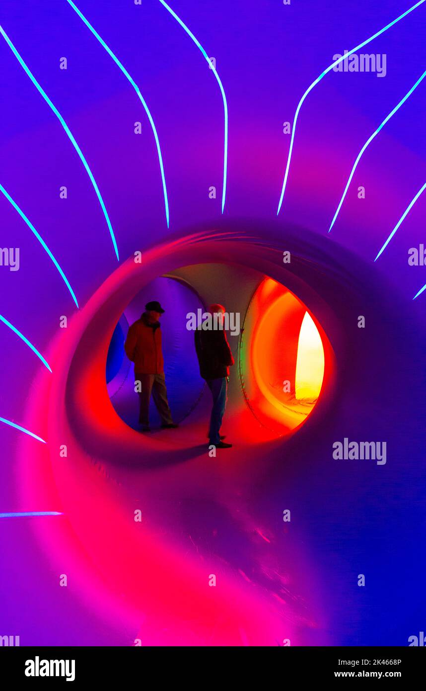 Bournemouth, Dorset UK. 30th September 2022. The Luminarium by ...