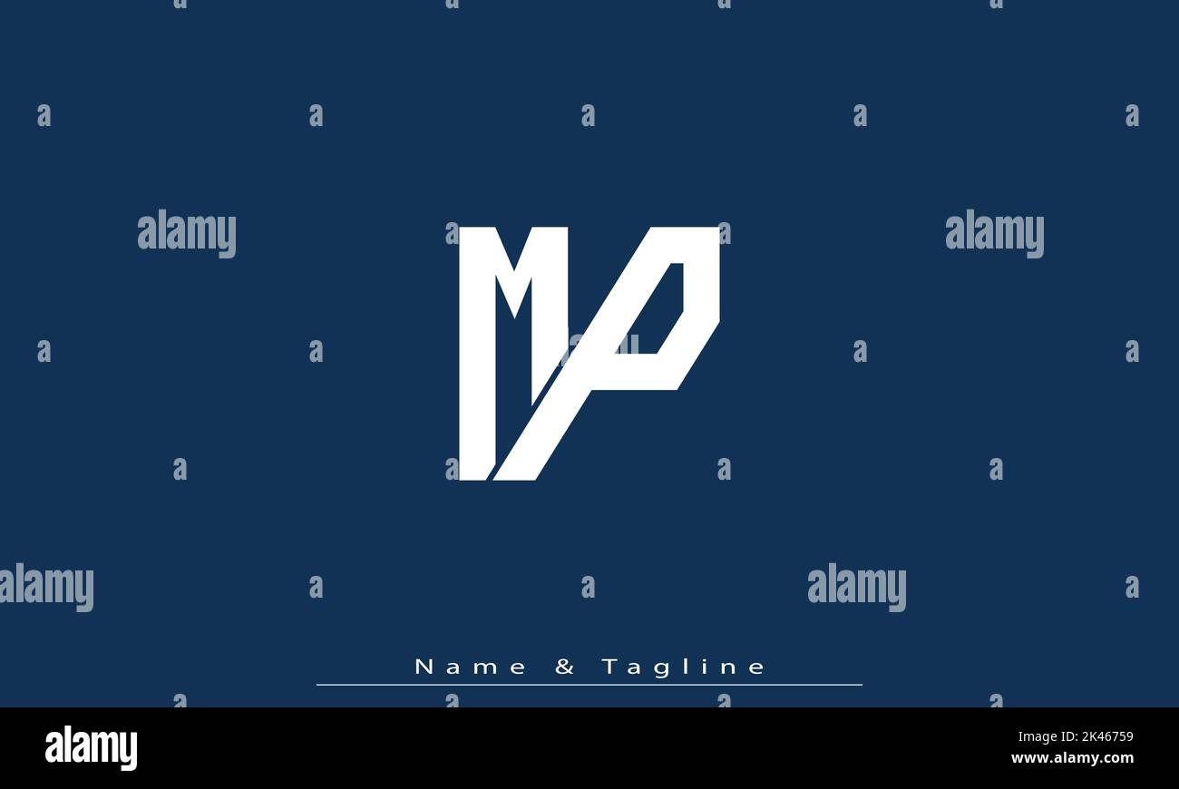 Mp letter Stock Vector Images - Alamy