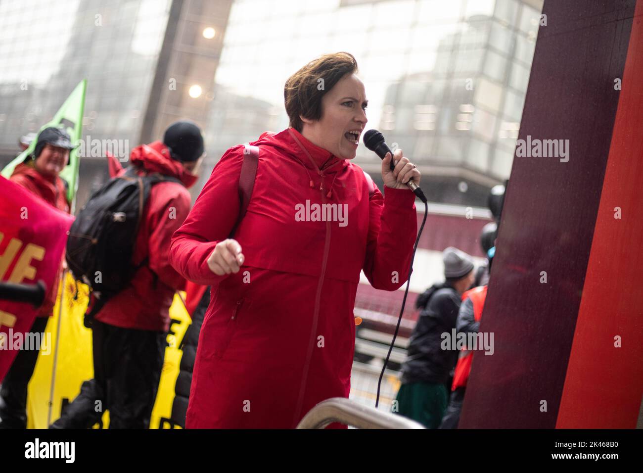 Glasgow, Scotland, 30 September, 2022. Roz Foyer, General Secretary of ...