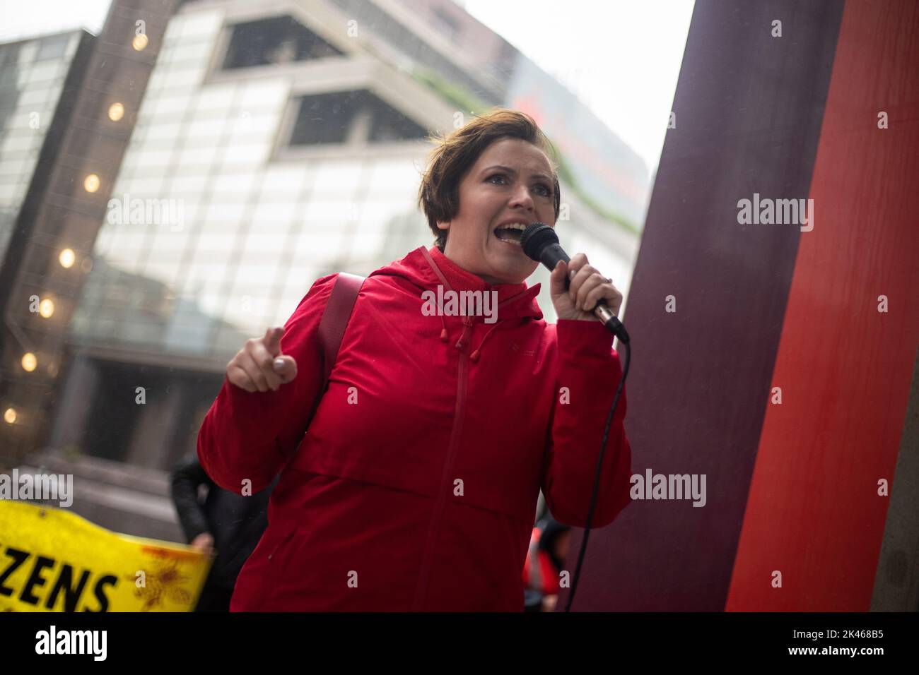 Glasgow, Scotland, 30 September, 2022. Roz Foyer, General Secretary of ...