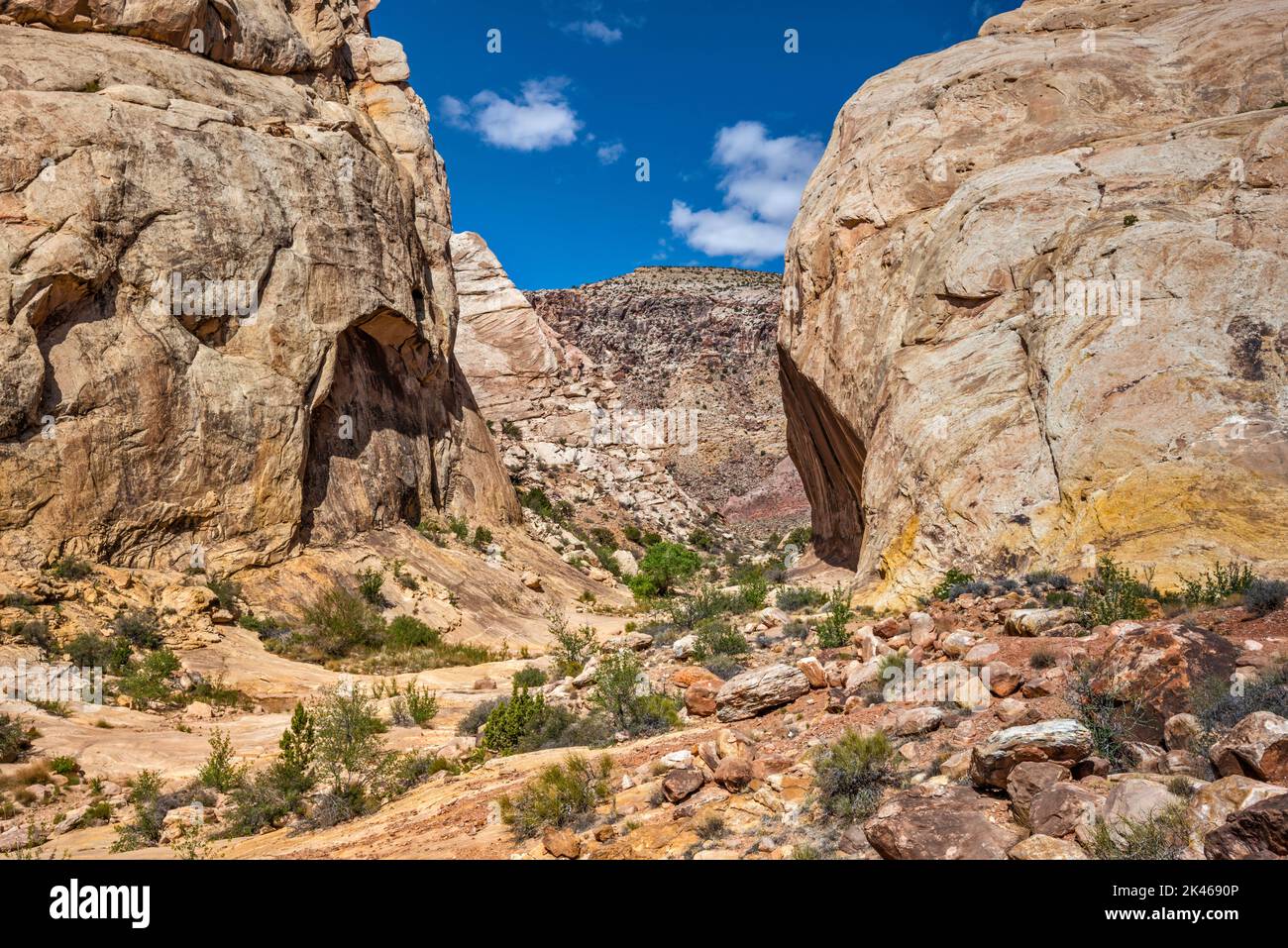 Three Finger Canyon, San Rafael Reef edge of San Rafael Swell, Navajo ...