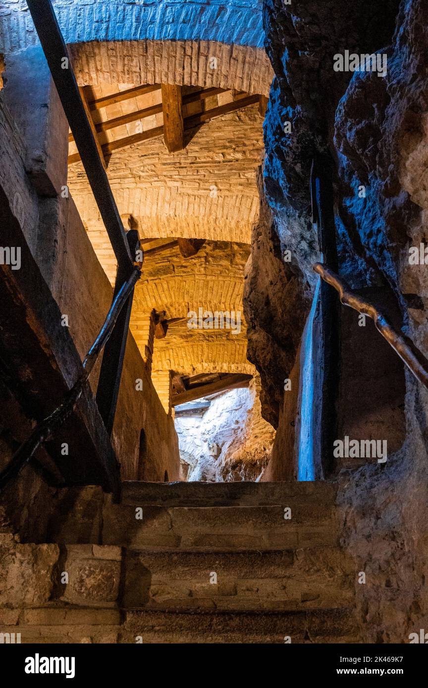Assisi. Hermitage of the prisons on Mount Subasio Stock Photo - Alamy