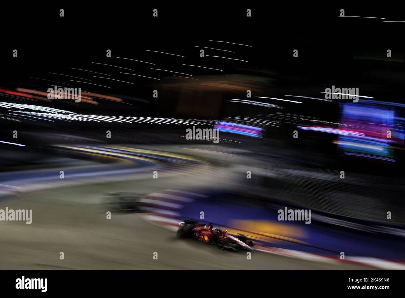 Charles Leclerc (MON) Ferrari F1-75. Singapore Grand Prix, Friday 30th ...