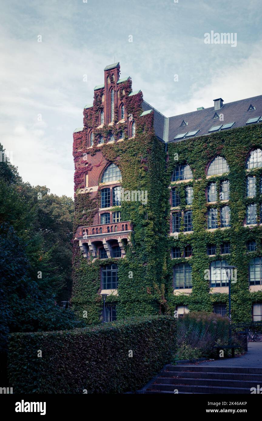 Exterior university library lund university hi-res stock photography ...