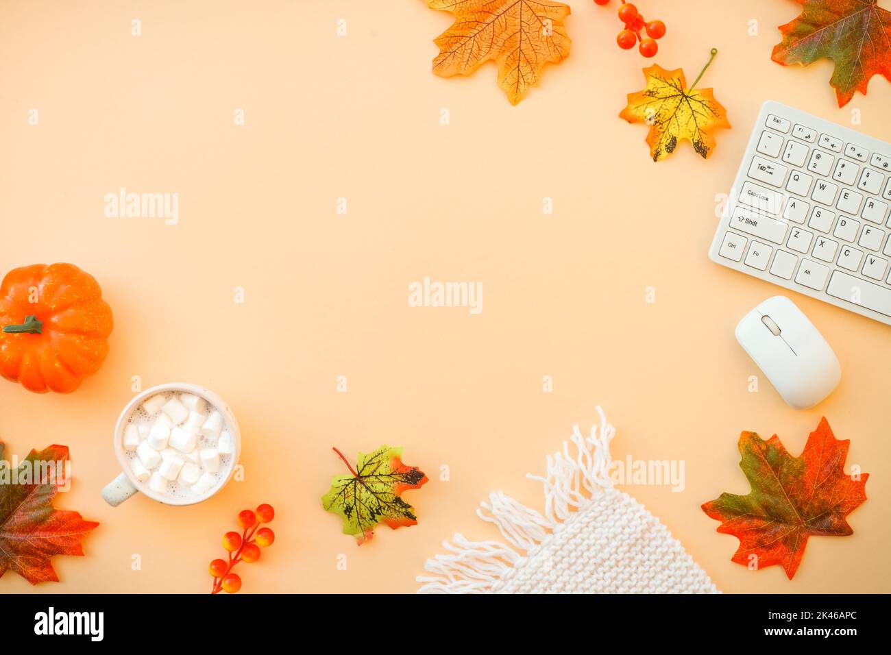 Top view cozy workspace hi-res stock photography and images - Alamy