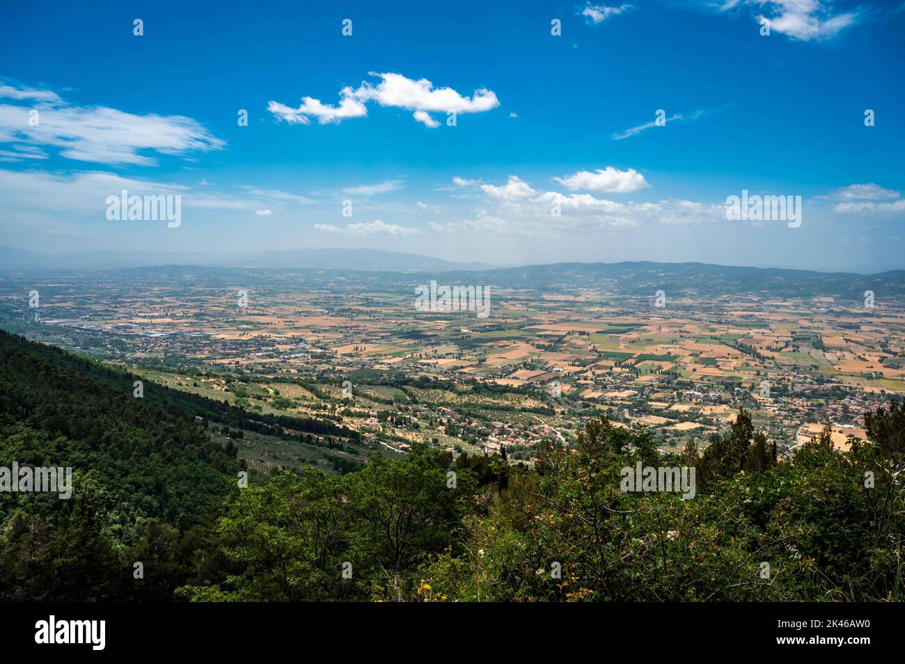 Assisi. Hermitage of the prisons on Mount Subasio Stock Photo - Alamy