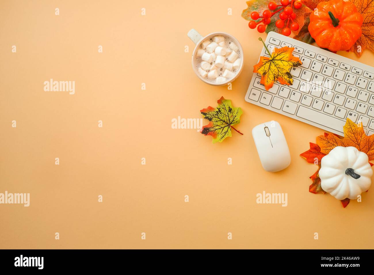 Top view cozy workspace hi-res stock photography and images - Alamy