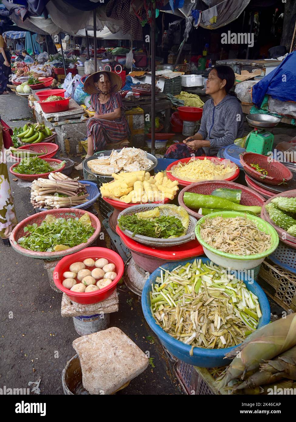 Cho Cay, Dalat Market, Dalat, Lam Dong Province, Vietnam Stock Photo ...