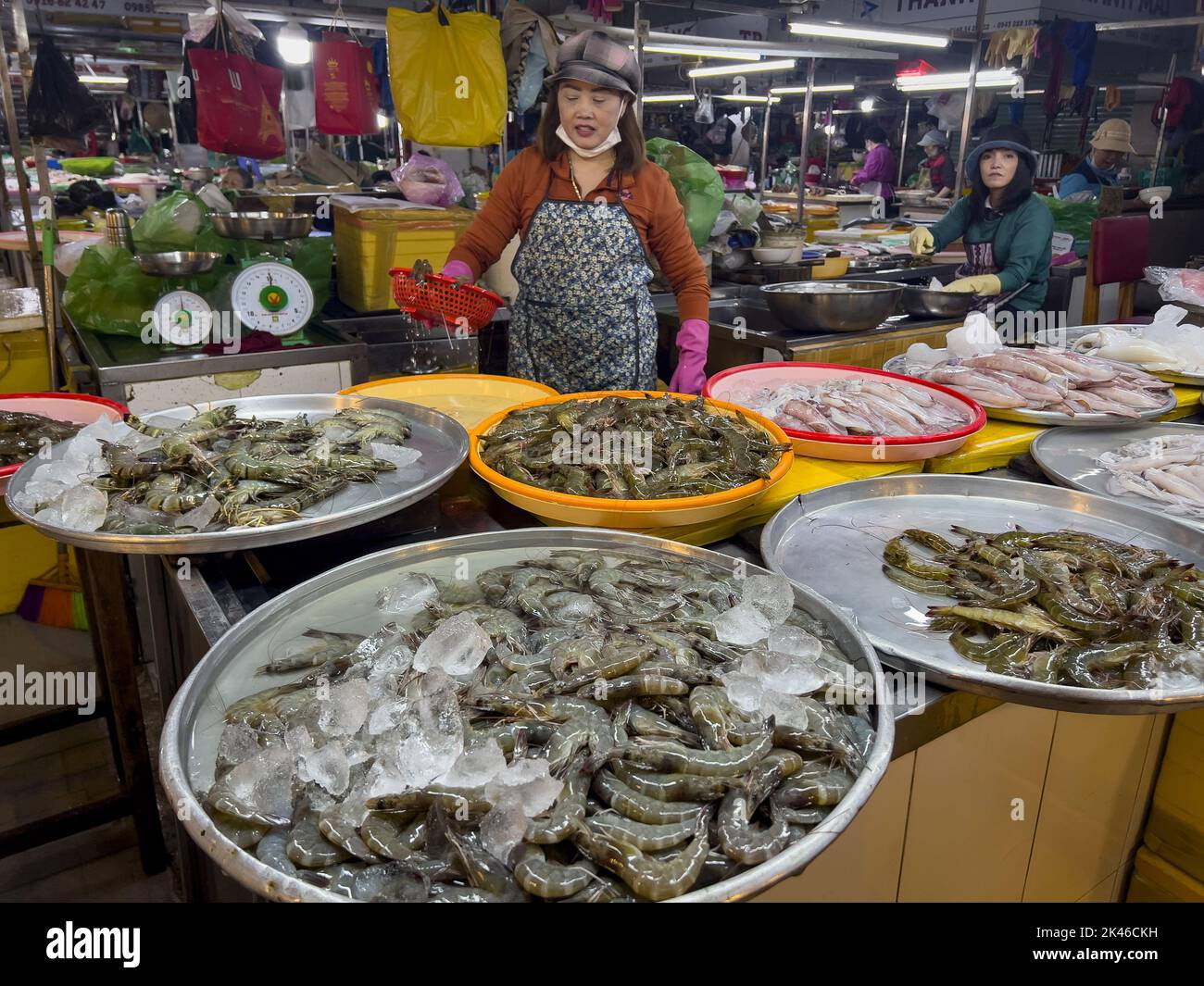 Cho Cay, Dalat Market, Dalat, Lam Dong Province, Vietnam Stock Photo ...