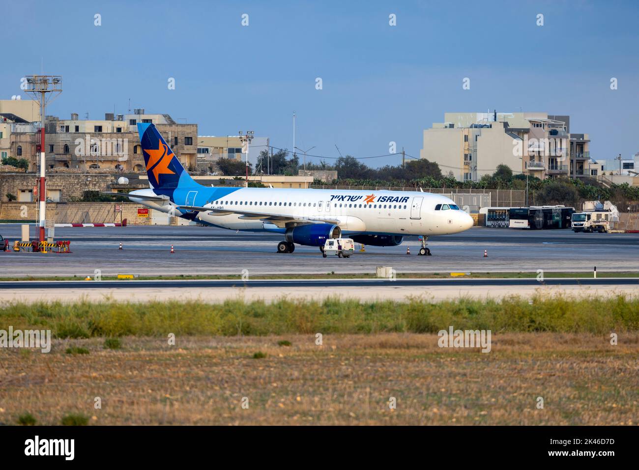 Israir Airbus A320-232 (REG: 4X-ABG) brought a football team for a ...