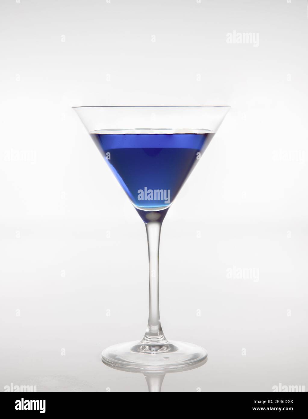 Blue cocktail drink Stock Photo - Alamy