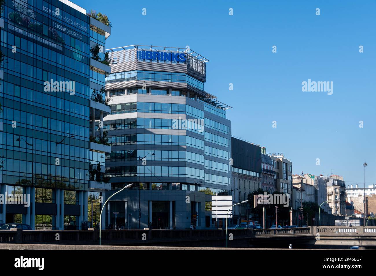 Exterior view of the building housing the French headquarters of the ...