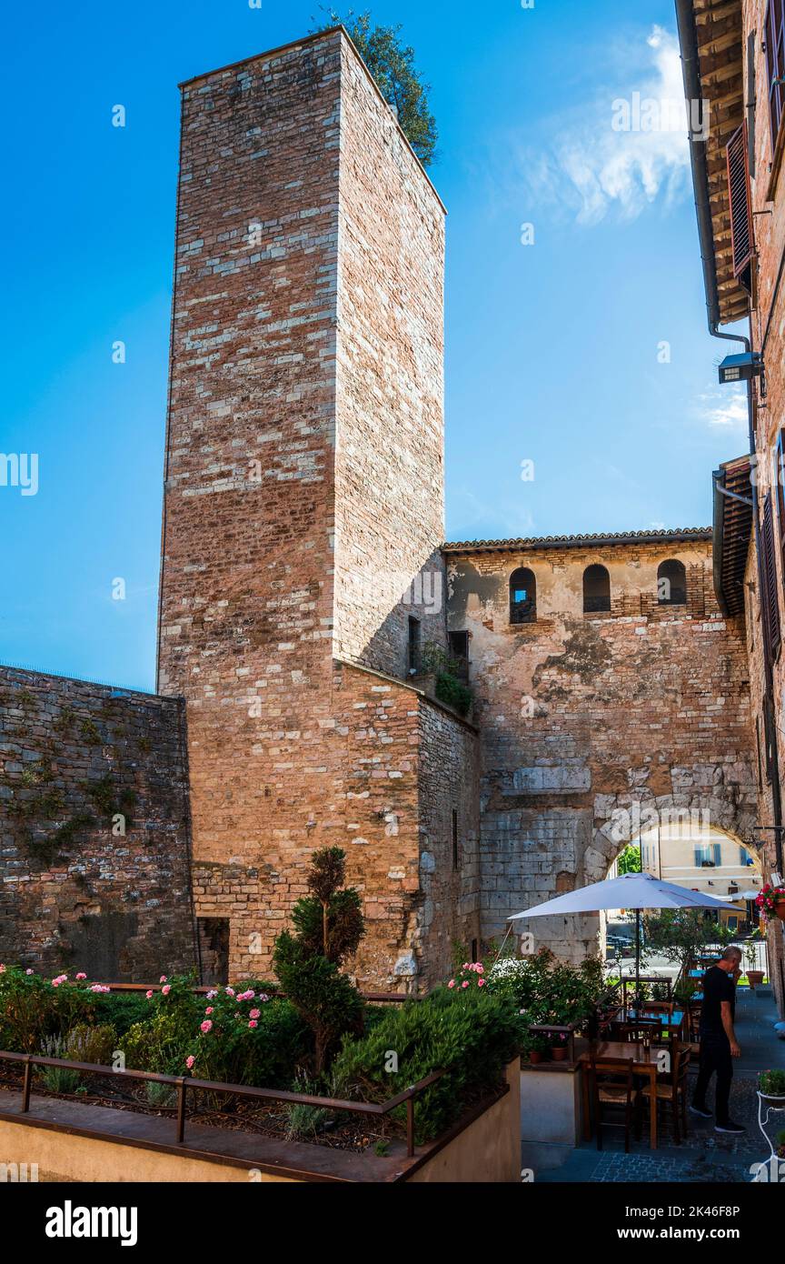Magic of Spello, an ancient medival village in Umbria Stock Photo - Alamy