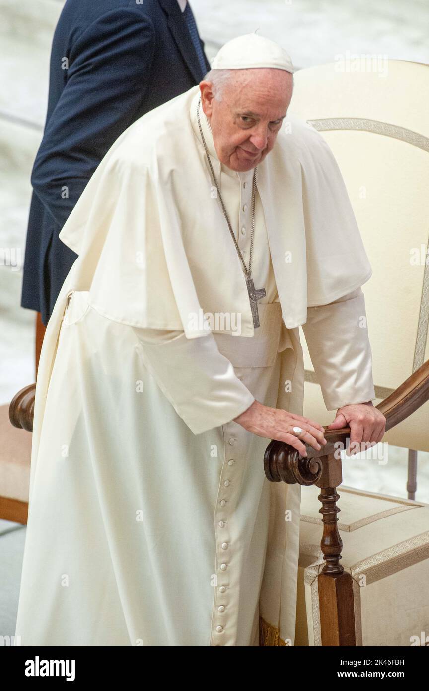 Italy, Rome, Vatican, 22/09/30. Pope Francis received in special ...