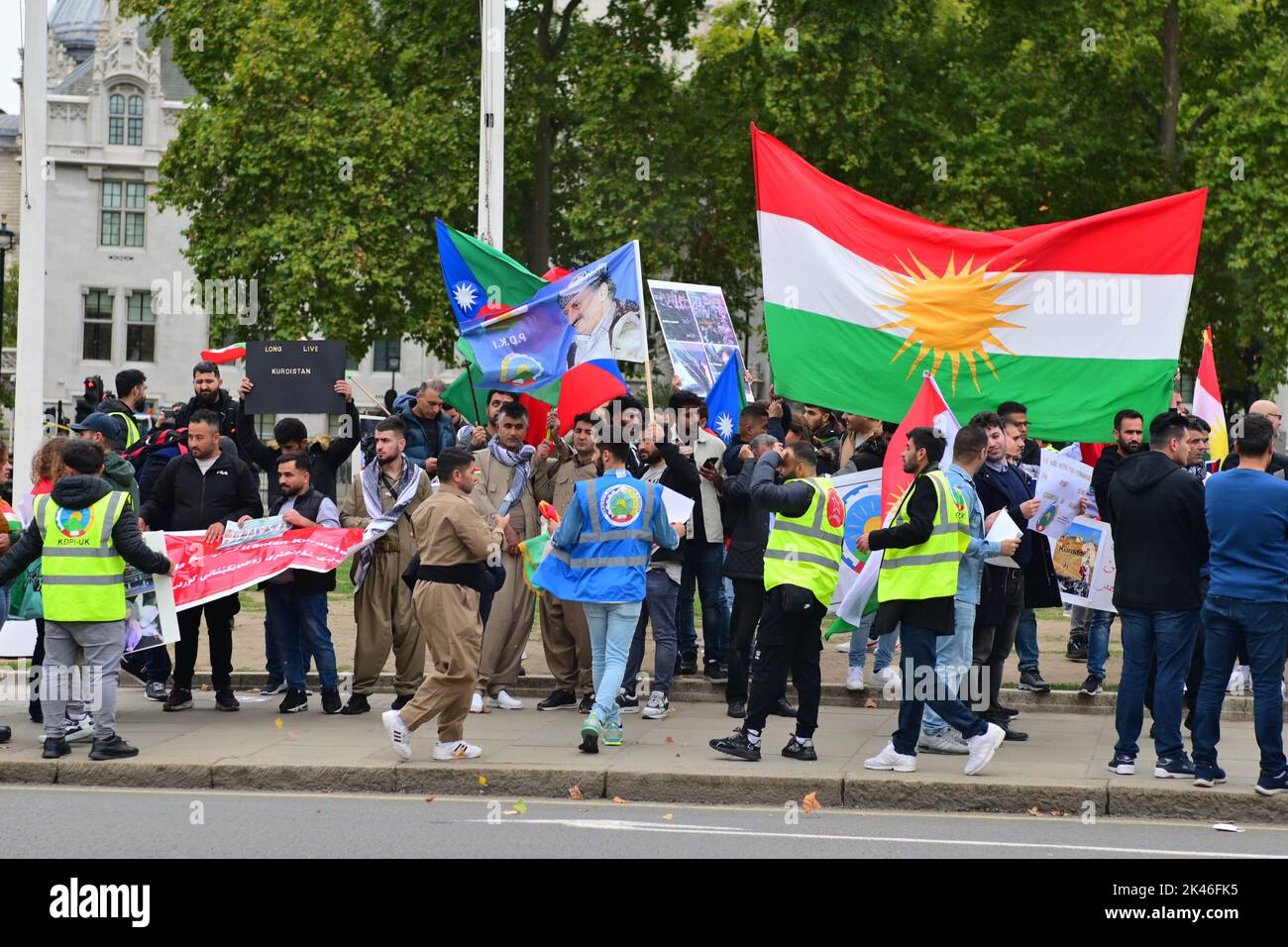 Kurdish community demonstration after the death of Mahsa Amini is a ...