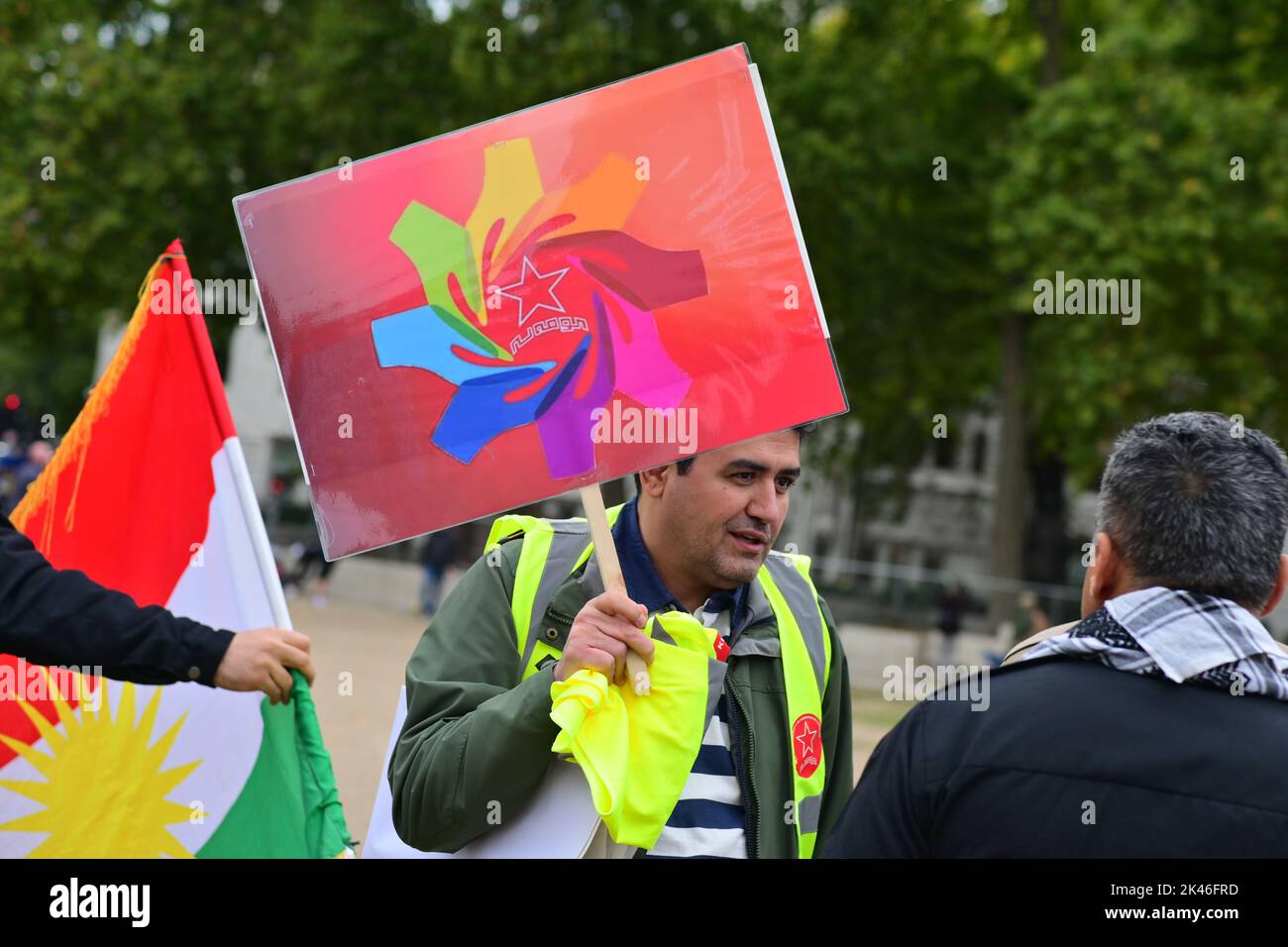 Kurdish community demonstration after the death of Mahsa Amini is a ...