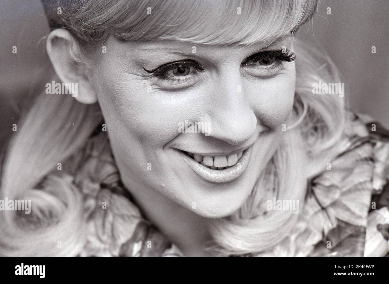 JACKIE TRENT (1940-2015) English singer/songwriter in May 1964. Photo ...