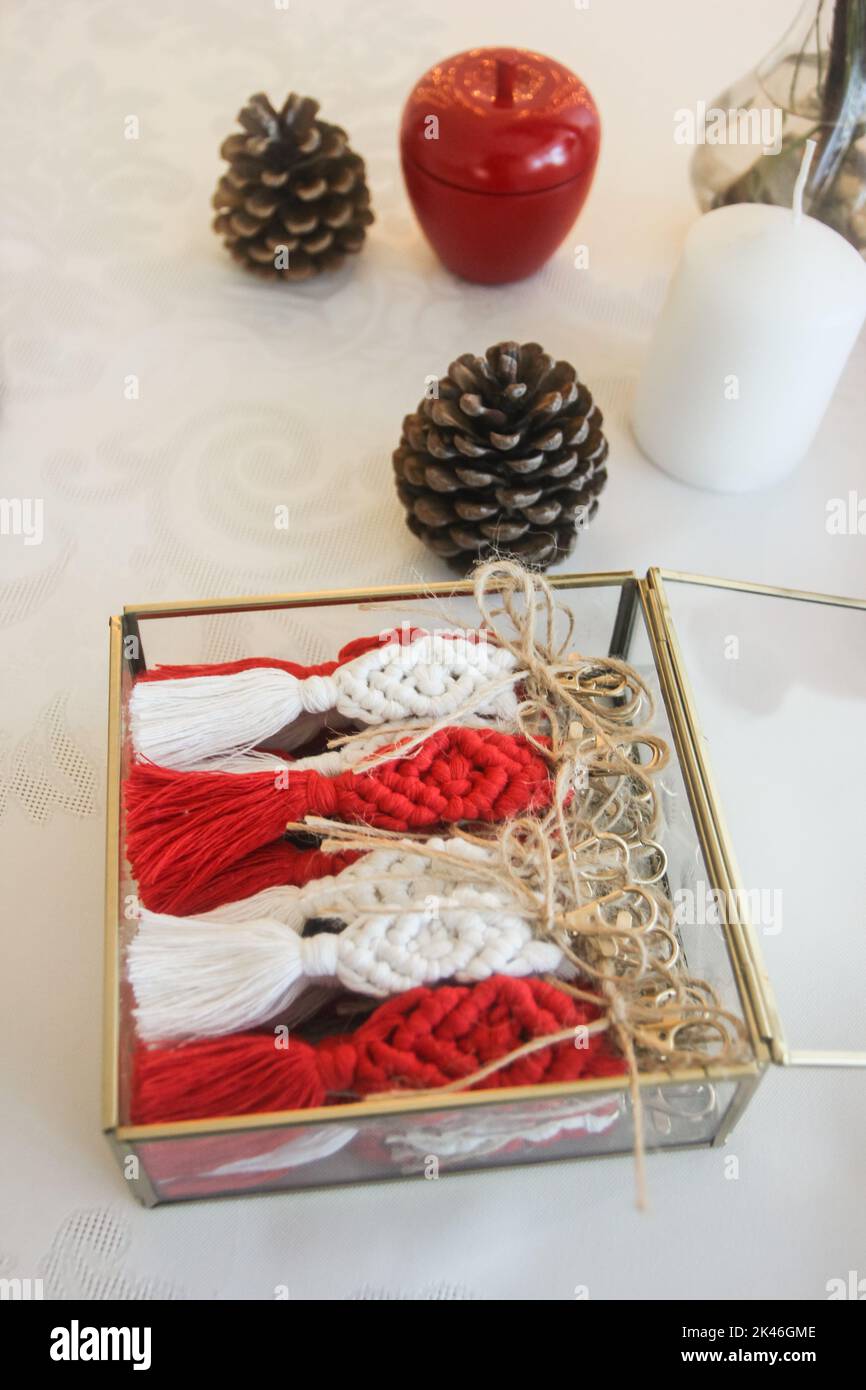 Macrame key chain hi-res stock photography and images - Alamy