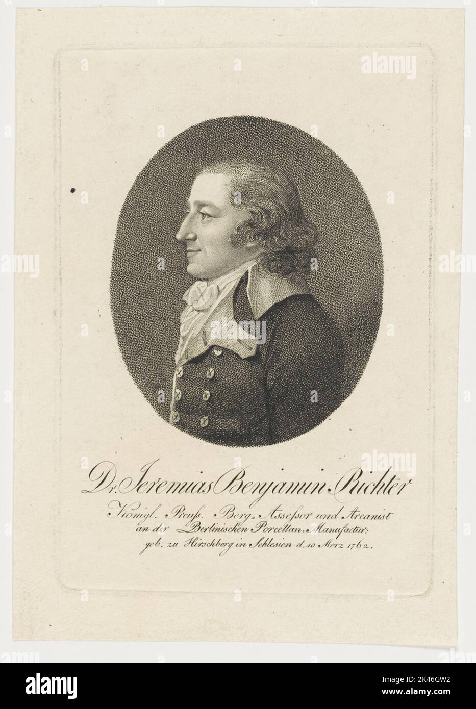 Jeremias benjamin richter hi-res stock photography and images - Alamy