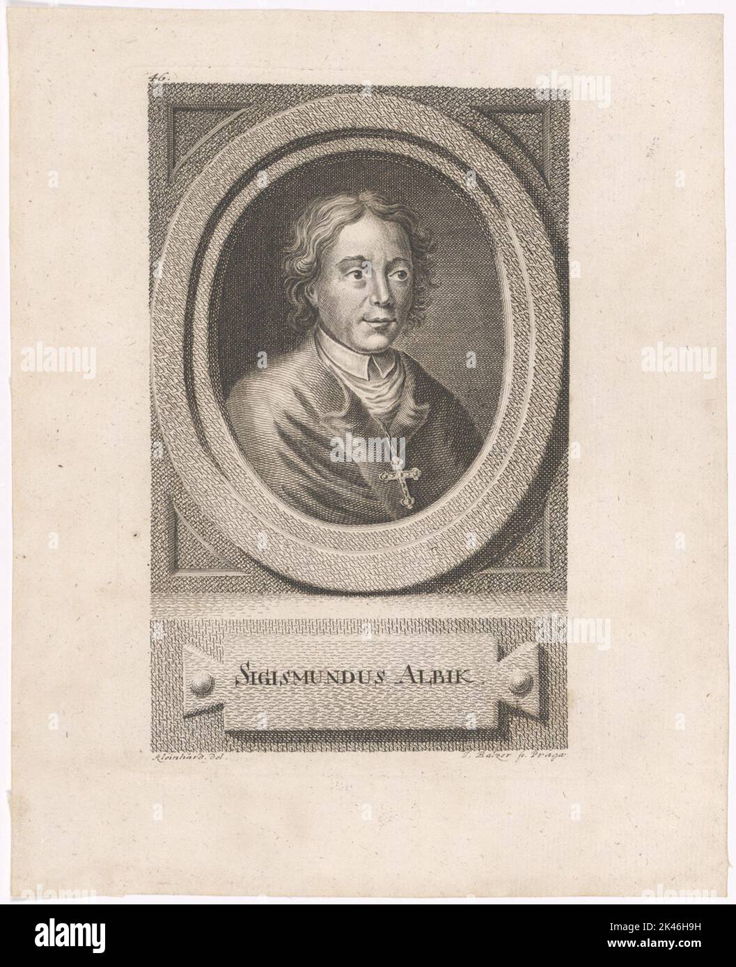 Portrait of the Sigismundus Albik Stock Photo - Alamy