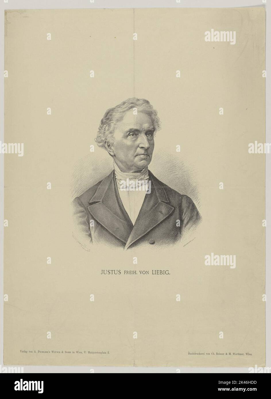 Portrait of Justus Freih. from Liebig Stock Photo - Alamy