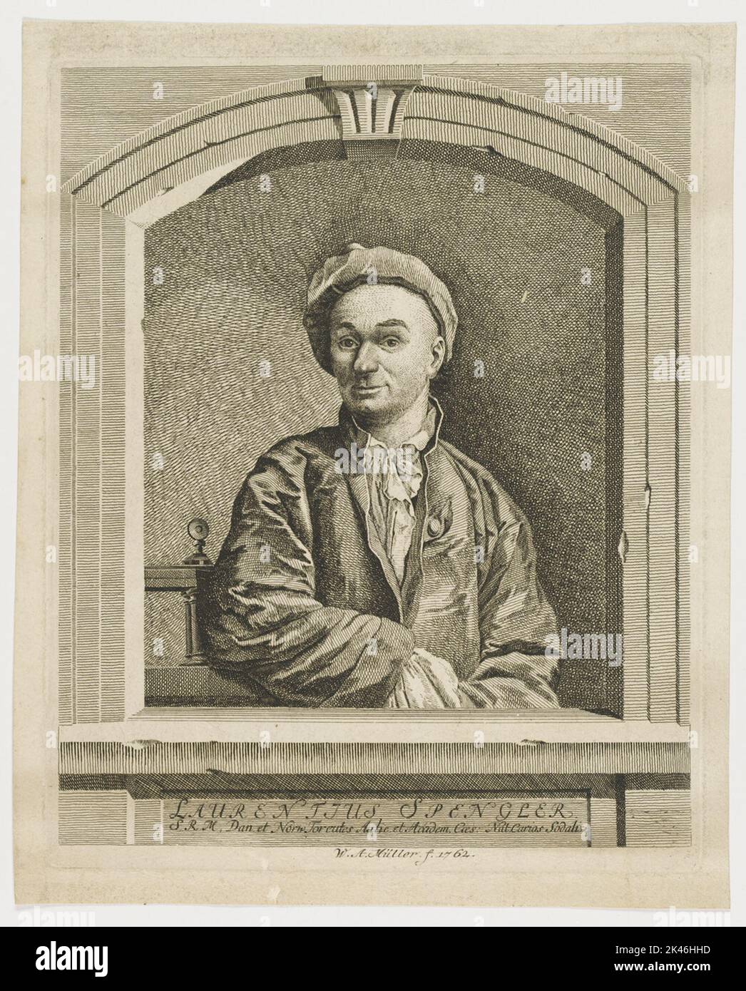 Portrait of the Laurentius Spengler Stock Photo - Alamy
