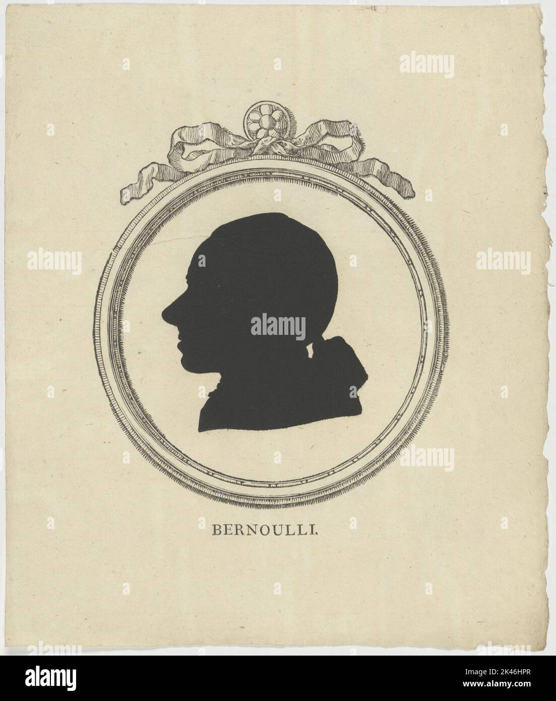 Portrait of Johann Bernoulli Stock Photo - Alamy
