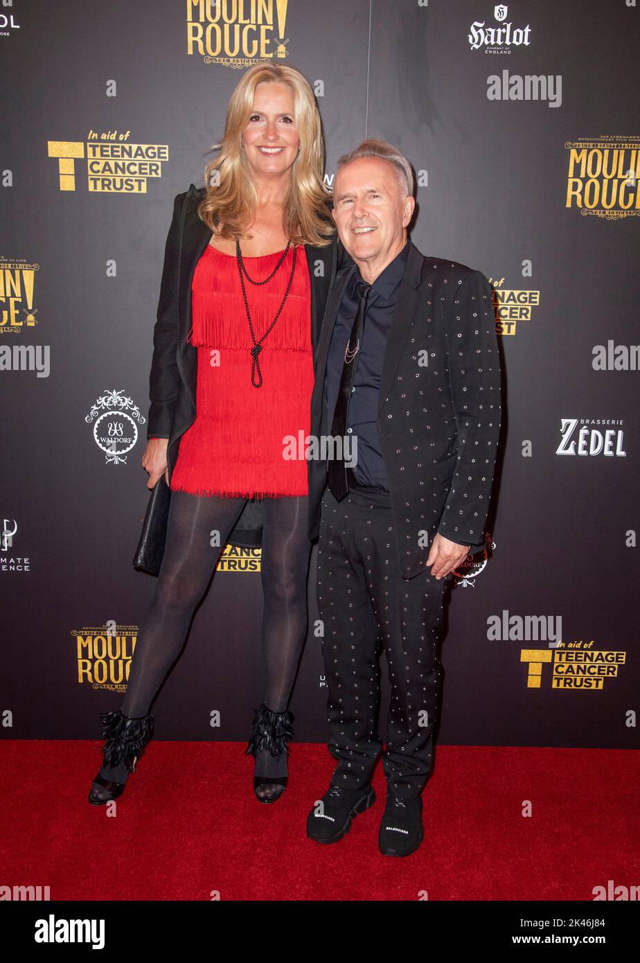 London, UK. Penny Lancaster and Howard Jones at the Moulin Rouge ...