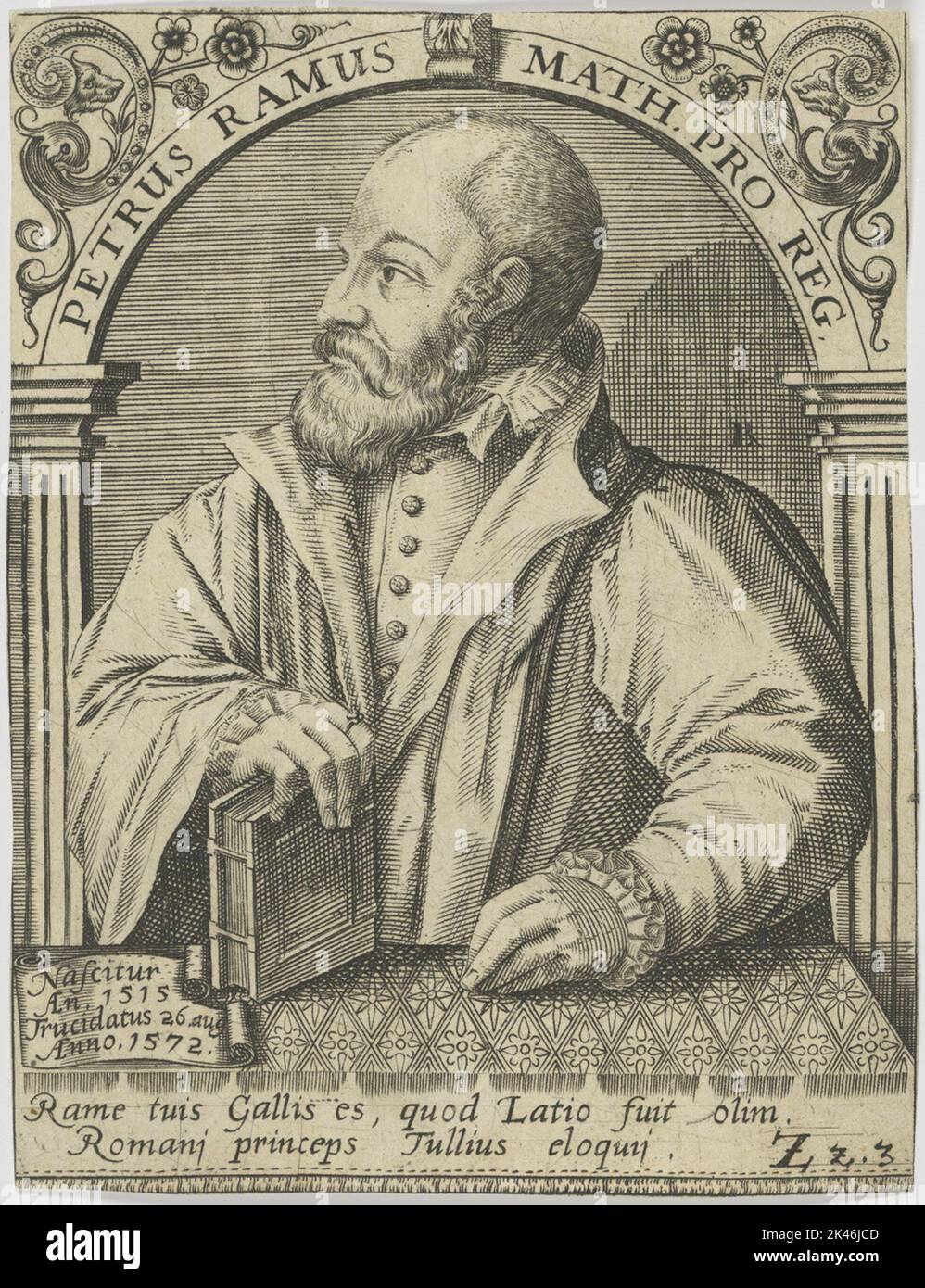 Portrait of Petrus Ramus Stock Photo - Alamy