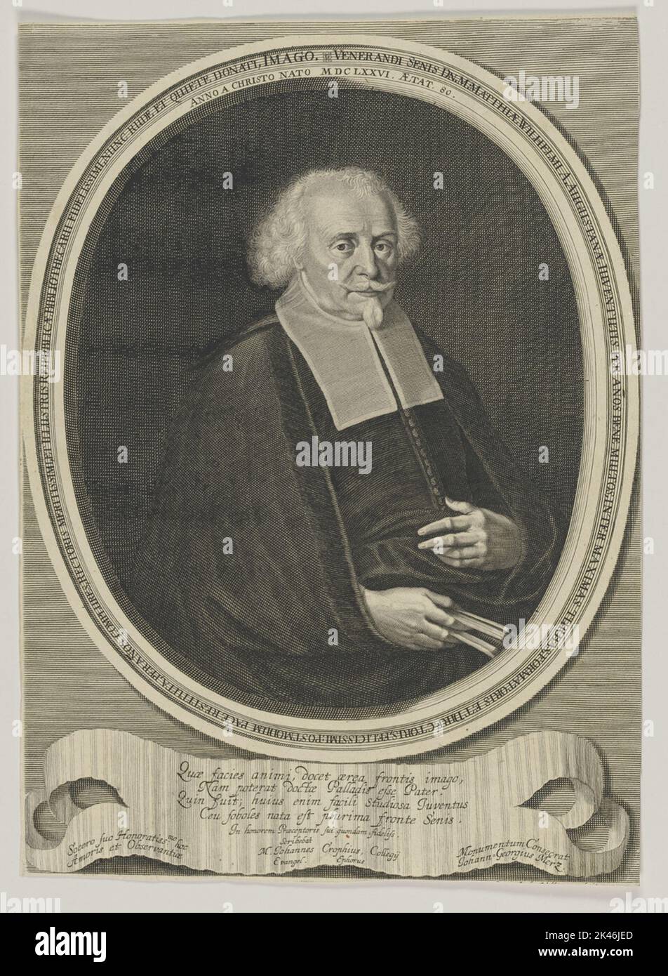 Portrait of Matthias Wilhelmus Stock Photo - Alamy