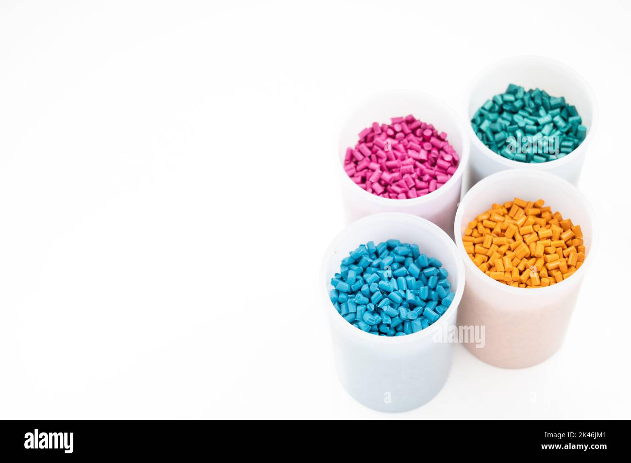 Plastic granules close up for holding,Colorful Plastic granules with ...