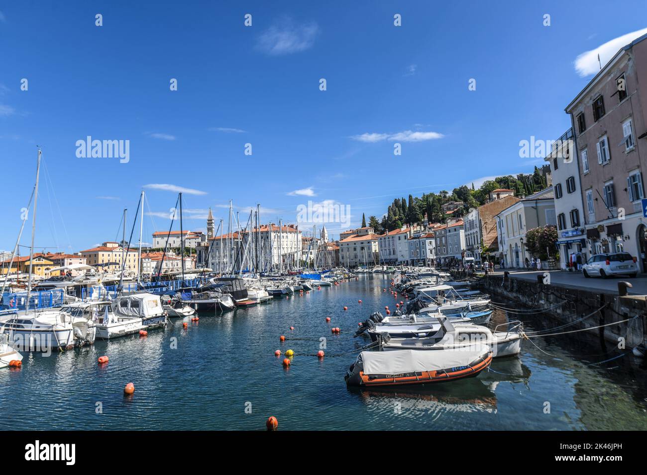 Port Piran, Slovenia Stock Photo - Alamy