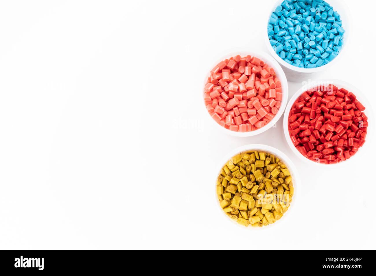 Plastic granules close up for holding,Colorful Plastic granules with ...