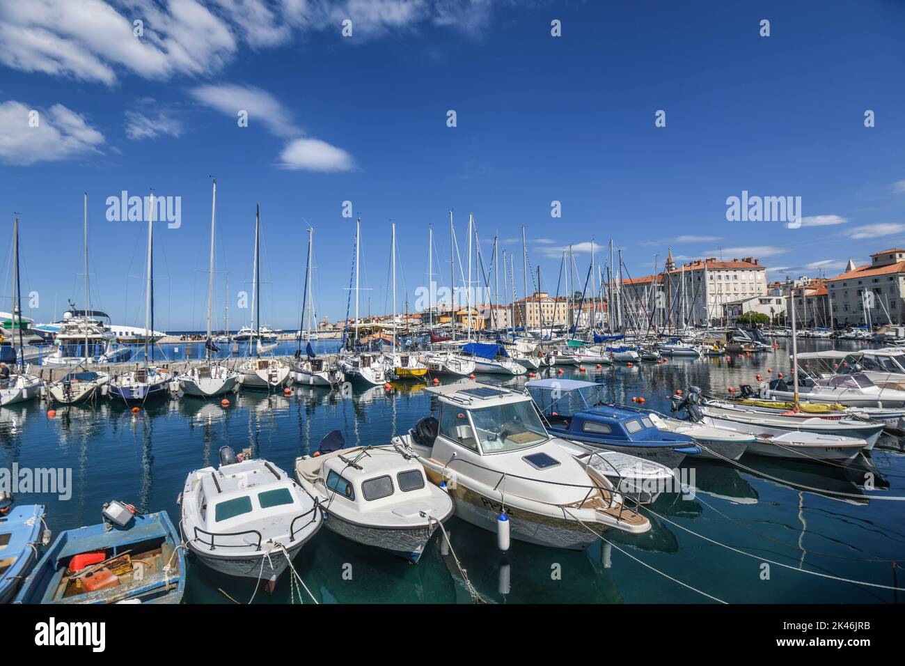 Port Piran, Slovenia Stock Photo - Alamy