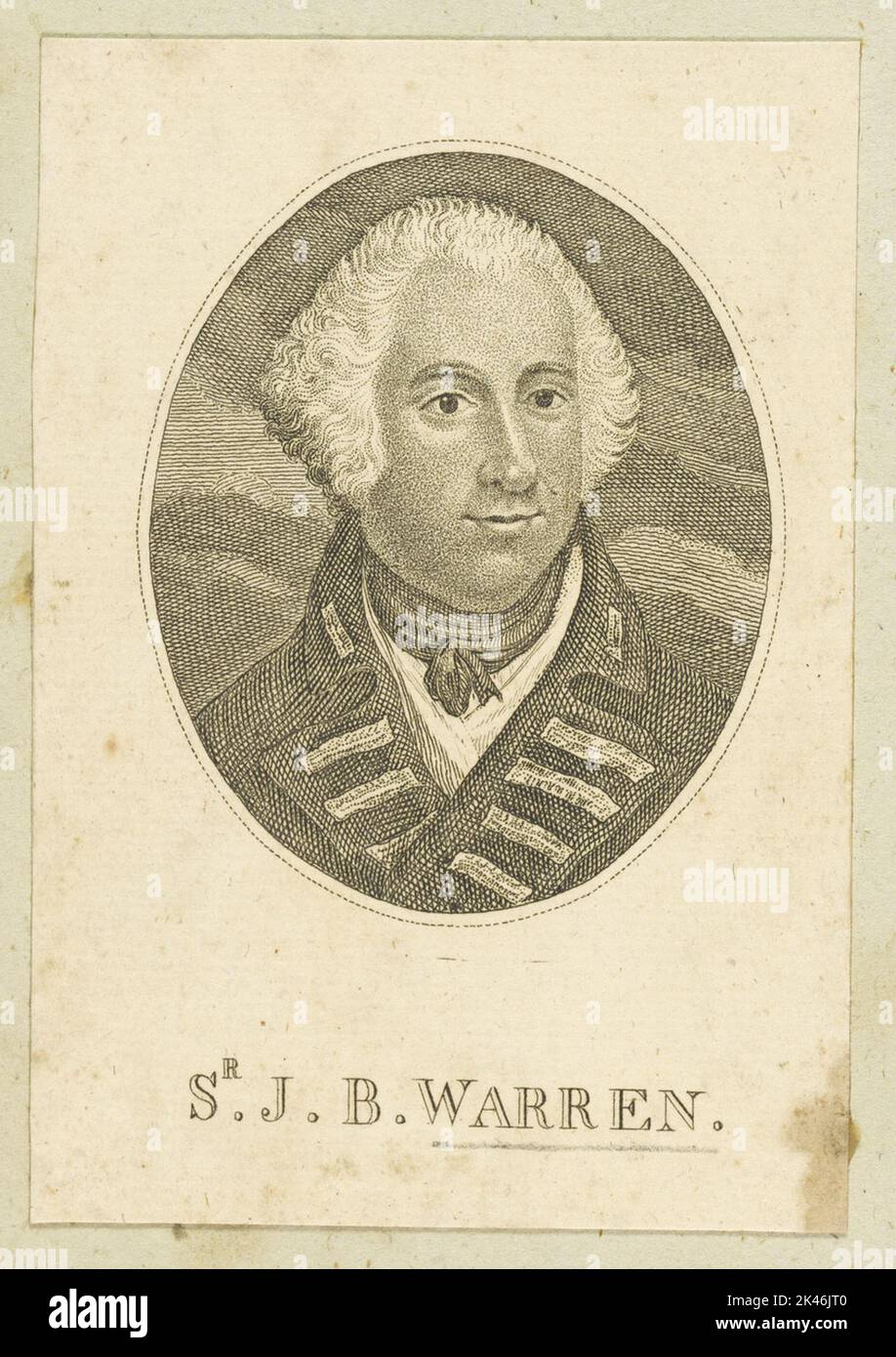 Portrait of J. B. Warren Stock Photo - Alamy