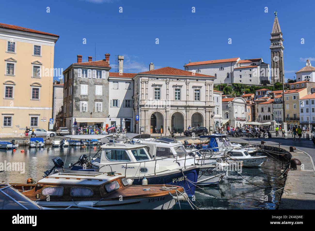 Port Piran, Slovenia Stock Photo - Alamy