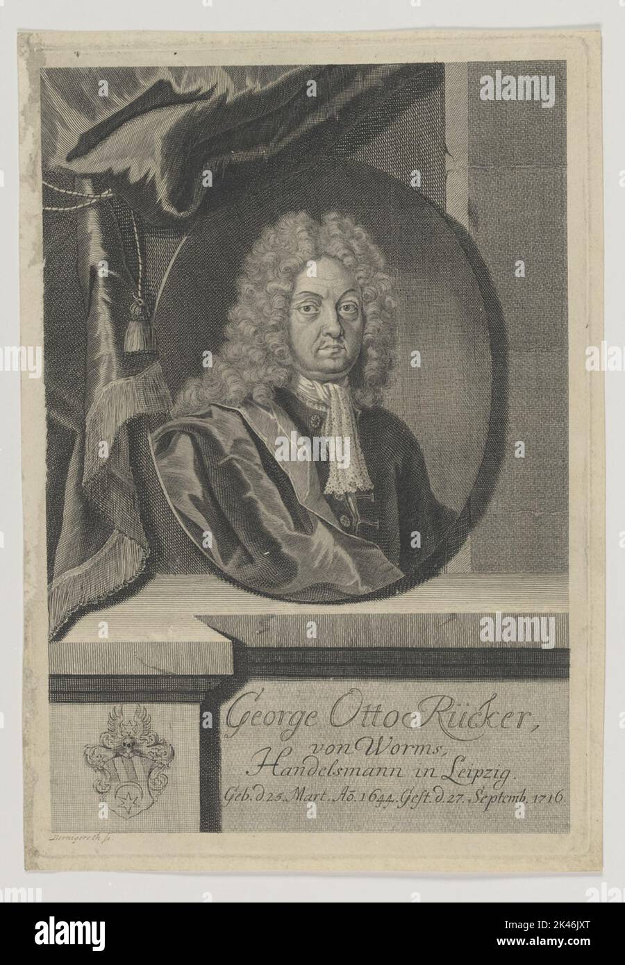 Portrait of George Otto Rücker Stock Photo - Alamy