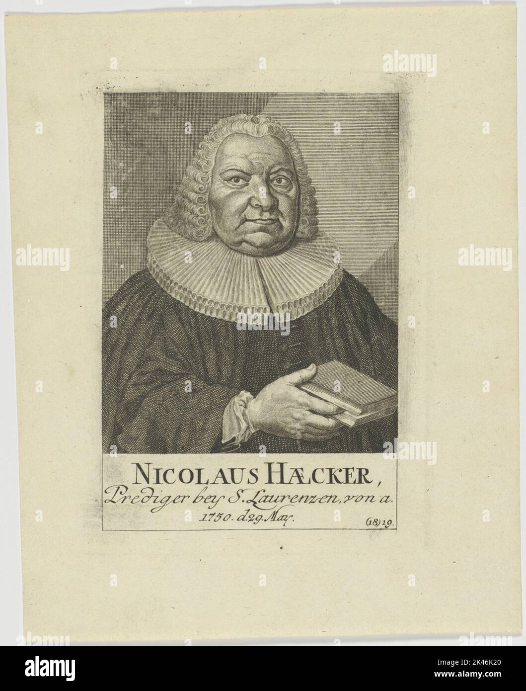 Portrait of Nicolaus Haecker Stock Photo - Alamy