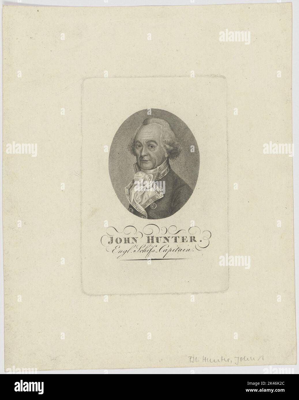 Portrait of John Hunter Stock Photo - Alamy