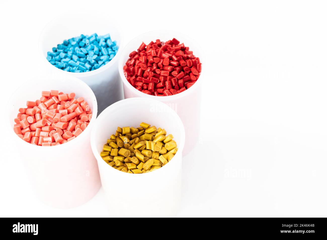 Plastic granules close up for holding,Colorful Plastic granules with ...