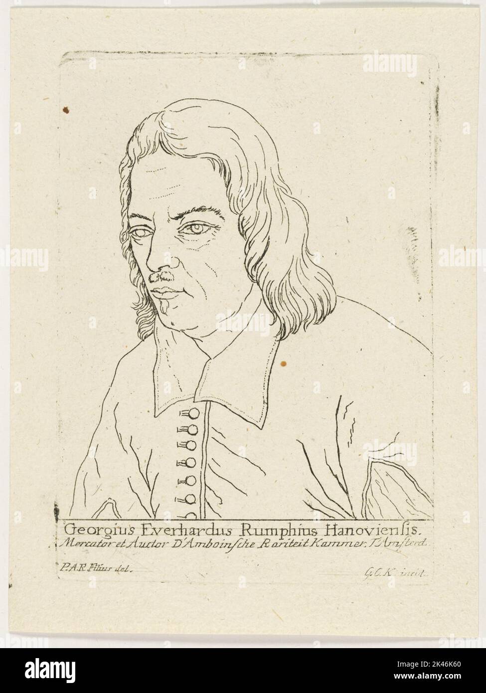 Bildnis Des George Everhardus Rumphius Stock Photo - Alamy