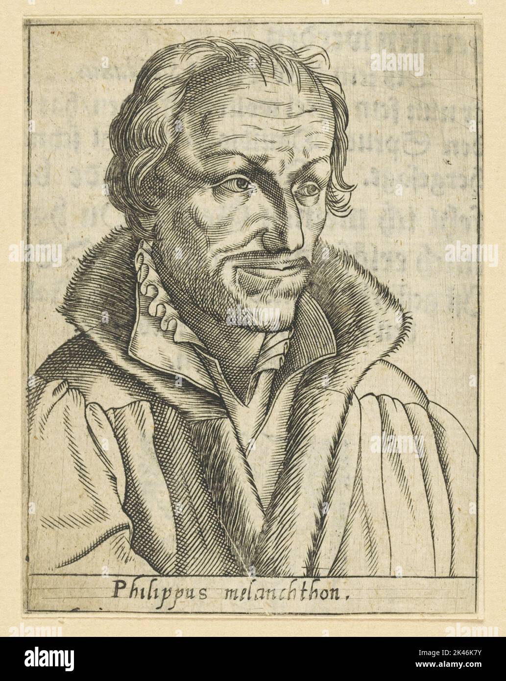 Portrait of the Philippus Melanchthon Stock Photo - Alamy