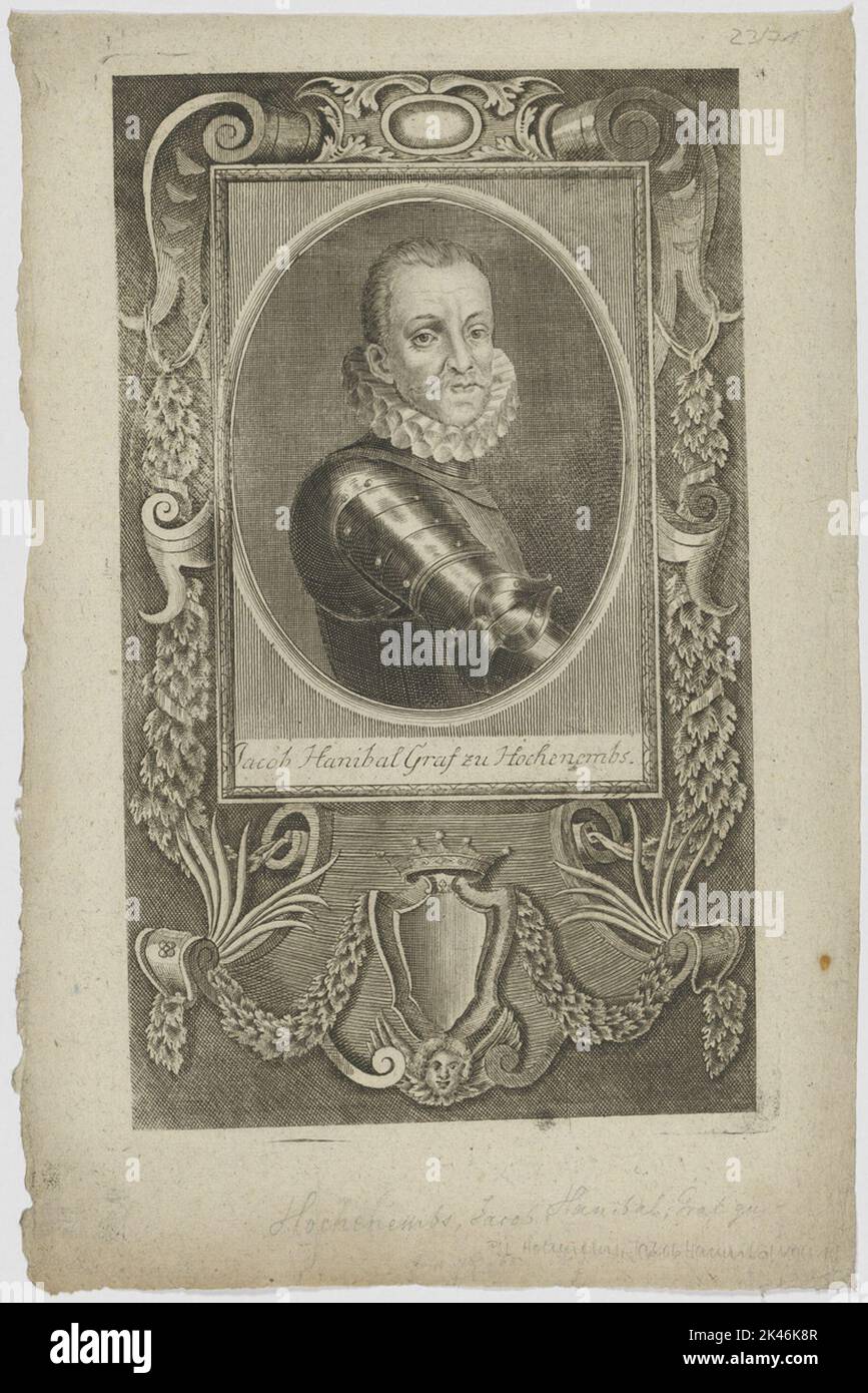 Portrait of the Jacob Hanibal Graf zu Hochenembs Stock Photo - Alamy