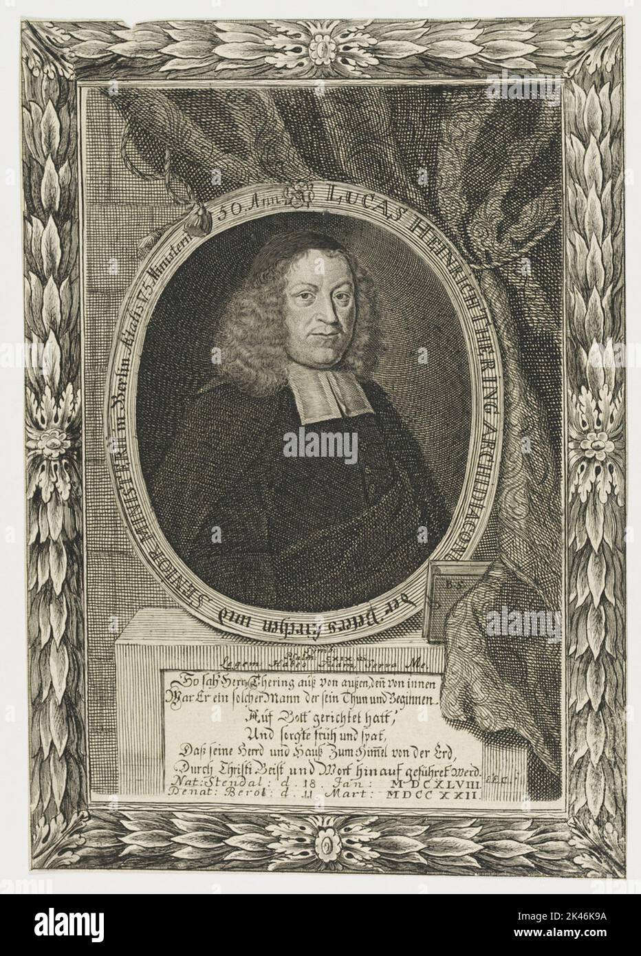 Portrait of Lucas Heinrich Thering Stock Photo - Alamy