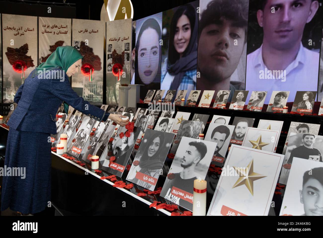 Maryam Rajavi, the President-elect of the National Council of ...