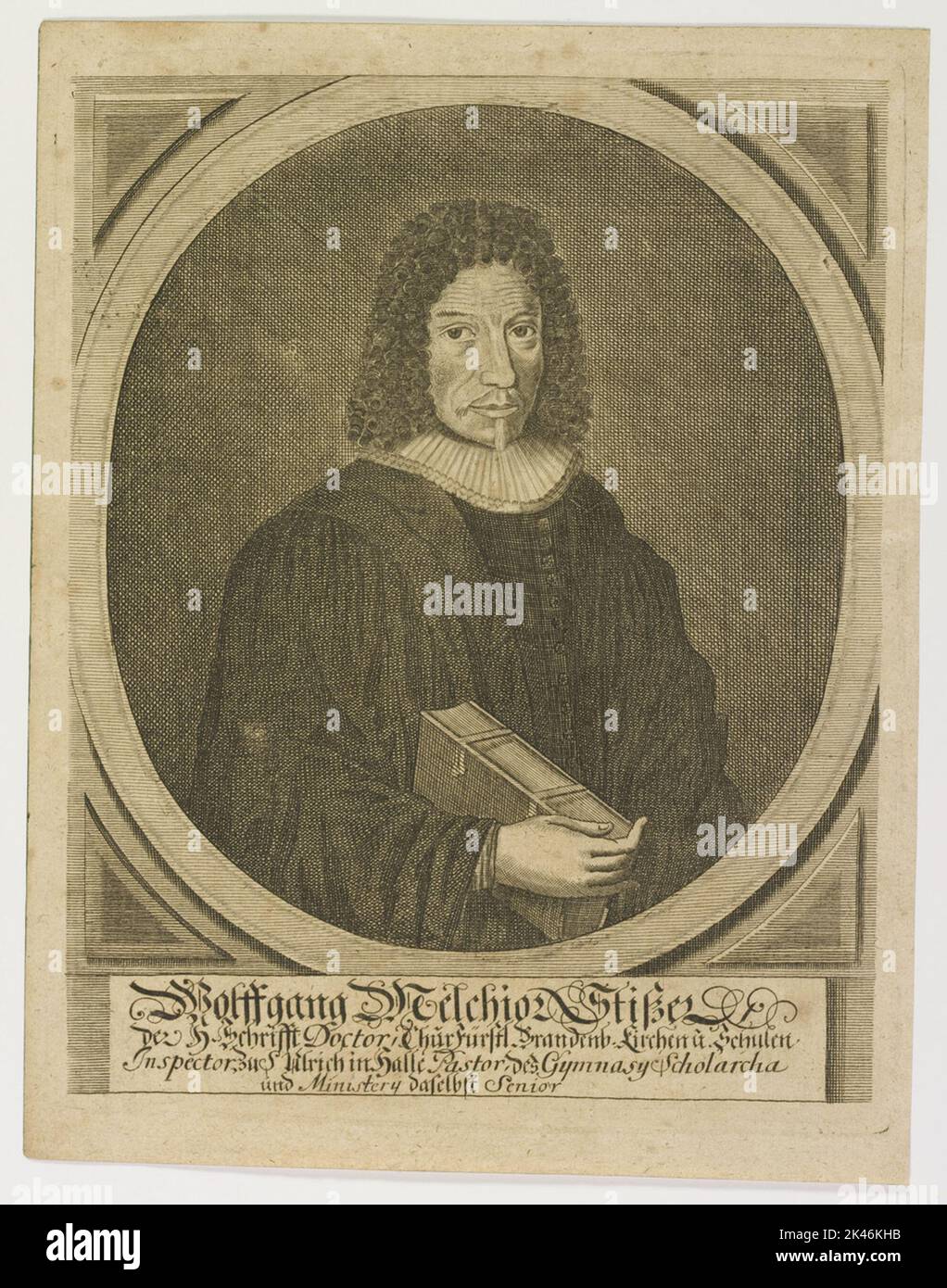 Portrait of the Wolffgang Melchior Strei Stock Photo - Alamy