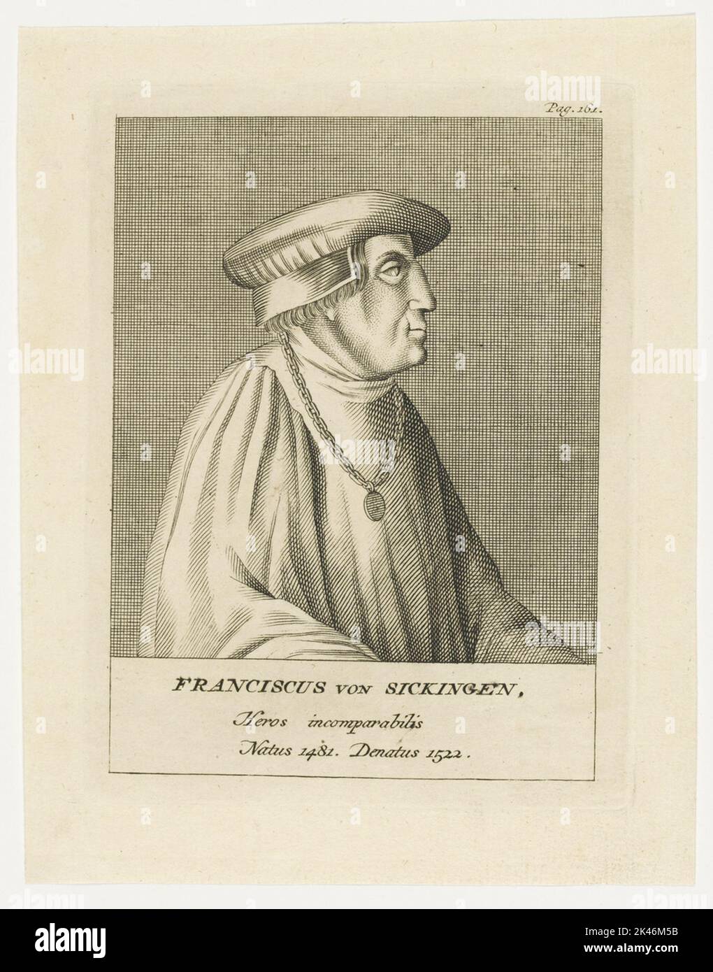 Portrait of the Franciscus of Sickingen Stock Photo - Alamy