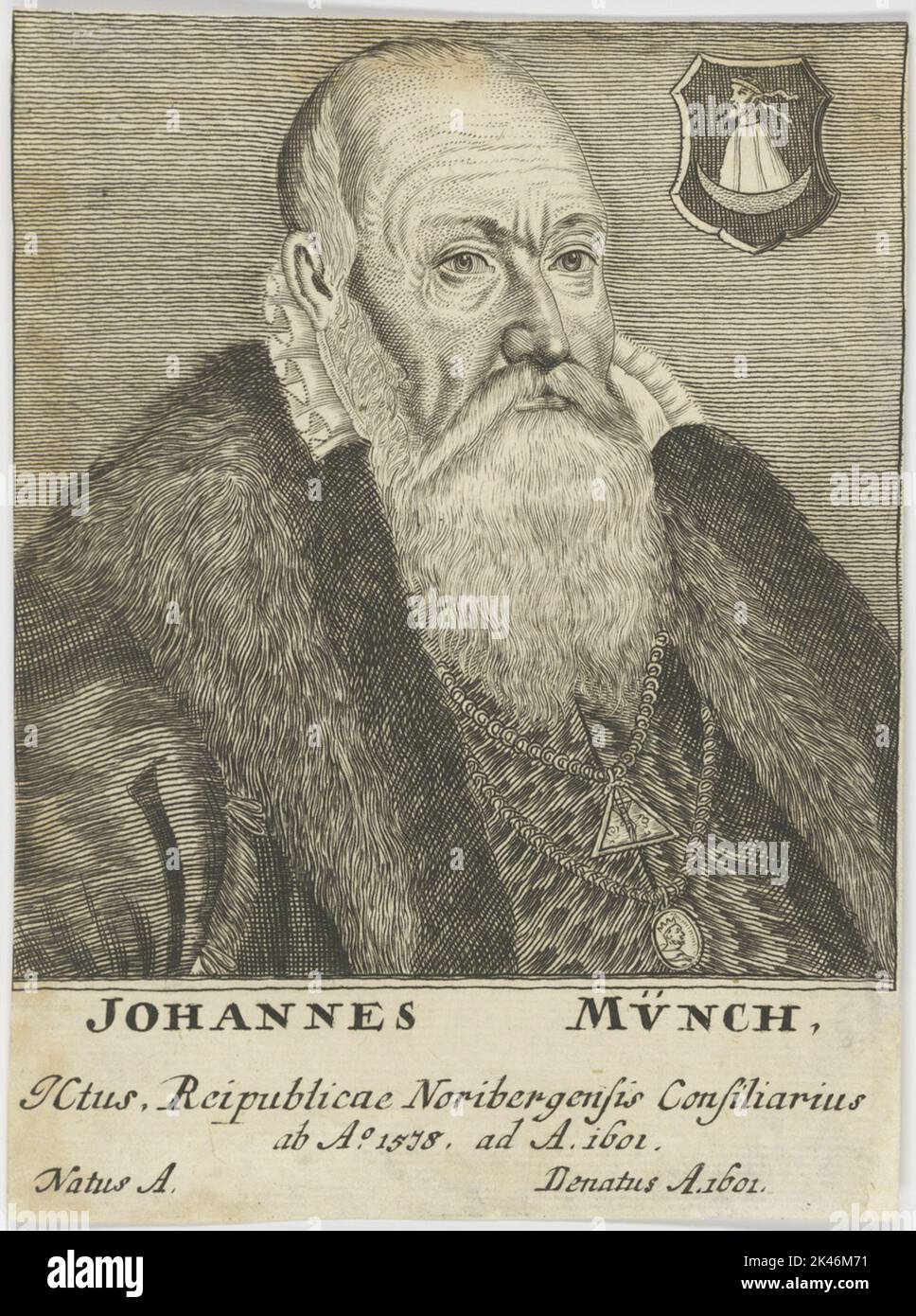 Portrait of Johannes Münch Stock Photo - Alamy